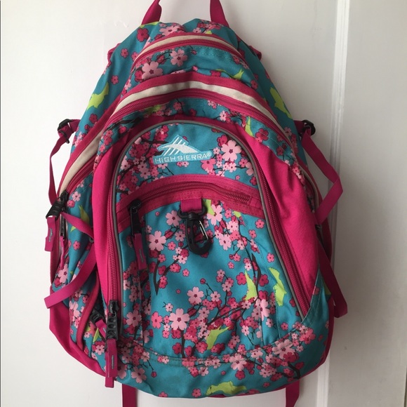 High Sierra | Accessories | High Sierra School Pink And Blue Backpack ...